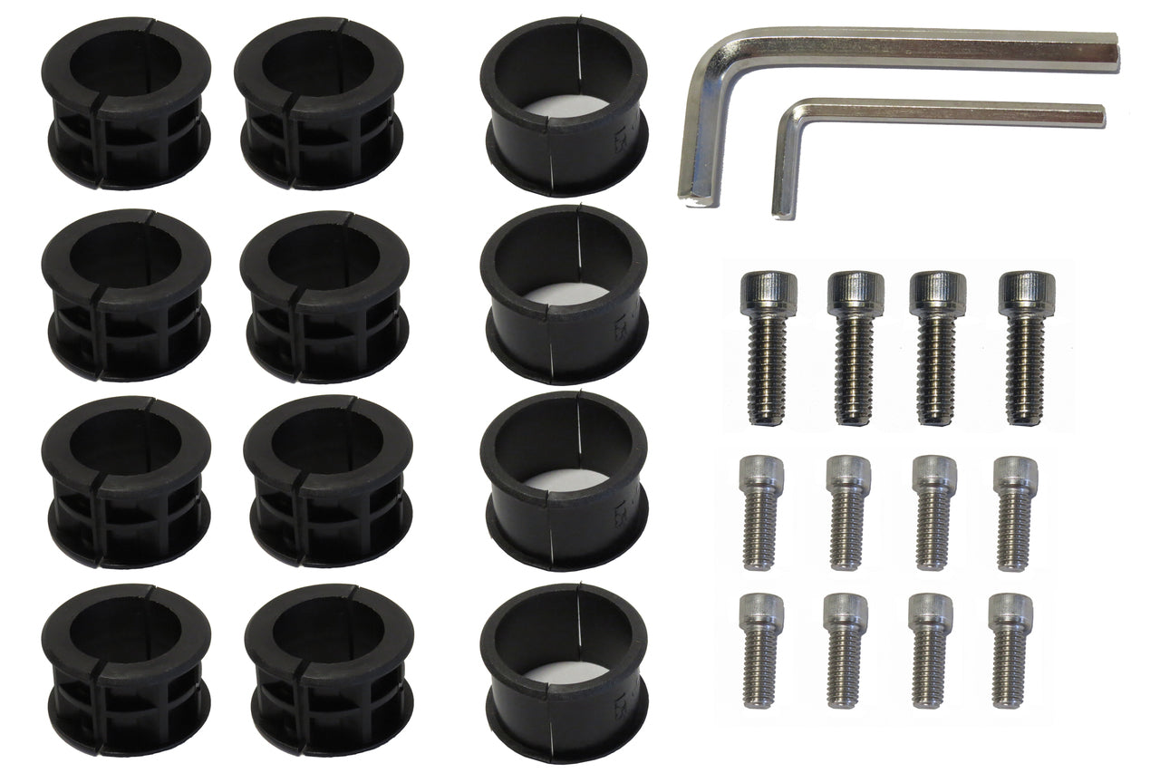 Surfstow SUPRAX Parts Kit - 12 bolts, 3 sizes of fitting adapters, 2 a ...